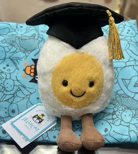 JELLYCAT GRADUATION BOILED Egg Doll | Seasonal Limited Edition for ...