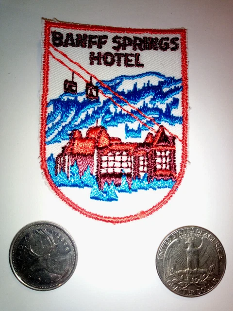 VINTAGE BANFF SPRINGS Hotel Alberta Patch Badge Crest $14.00 - PicClick CA
