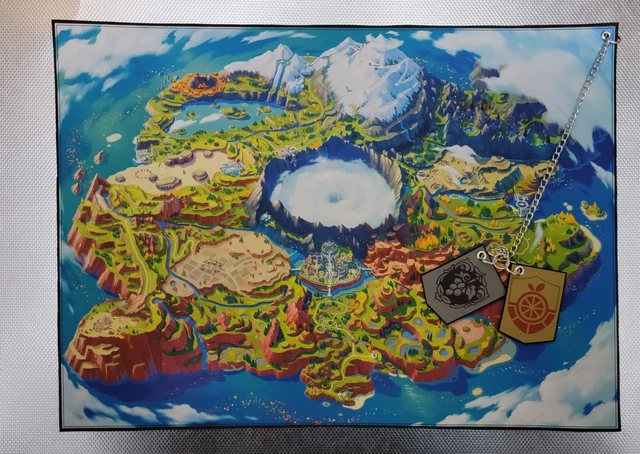 Pokemon Scarlet Violet Paldea Map FOR SALE! - PicClick UK