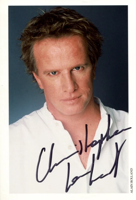 AUTOGRAPHE ORIGINAL DE l'acteur CHRISTOPHE LAMBERT EUR 30,00 - PicClick FR