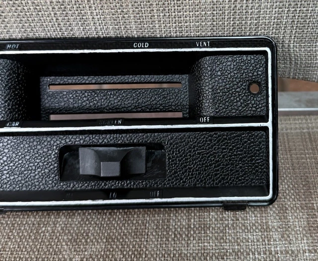 HOLDEN 69-72 LC Torana Gtr Xu1 Genuine Dash Heater/Fan Control Panel ...