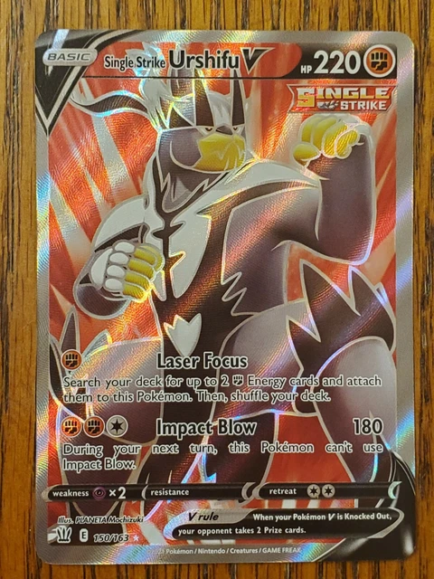 SINGLE STRIKE URSHIFU V - 150/163 - Pokemon Battle Styles Full Art Card ...