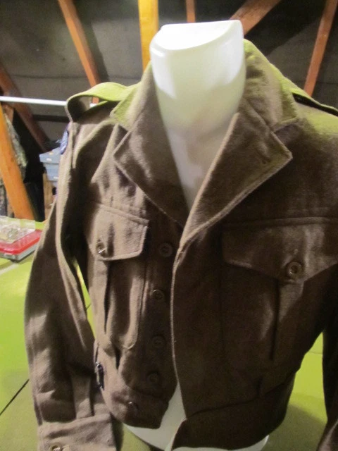BRITISH ARMY 49 pattern battle dress and trousers dated 1952 £30.00 ...