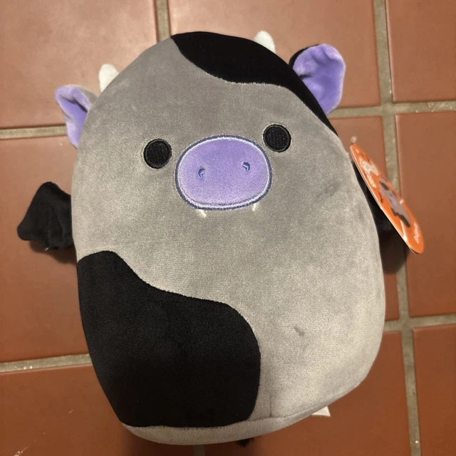 SQUISHMALLOW 7.5” BRIDGETTE The Vampire Cow Bat Halloween 2024 BNWT £23 ...