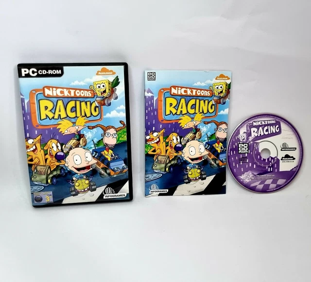 NICKTOONS RACING - Windows PC CD-Rom | Nickelodeon Spongebob Ren ...