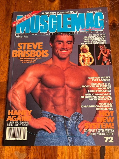MUSCLEMAG BODYBUILDING MUSCLE magazine STEVE BRISBOIS & CORY EVERSON 3 ...