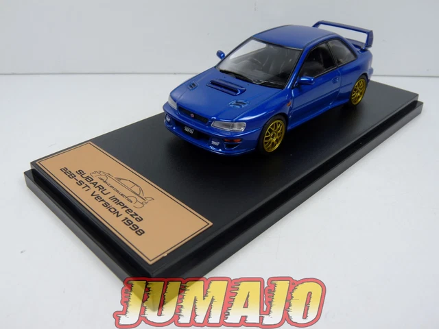 JPL29 1/43 HACHETTE Japon : SUBARU Impreza 22B-STi Version 1998 EUR 32,90 - PicClick DE