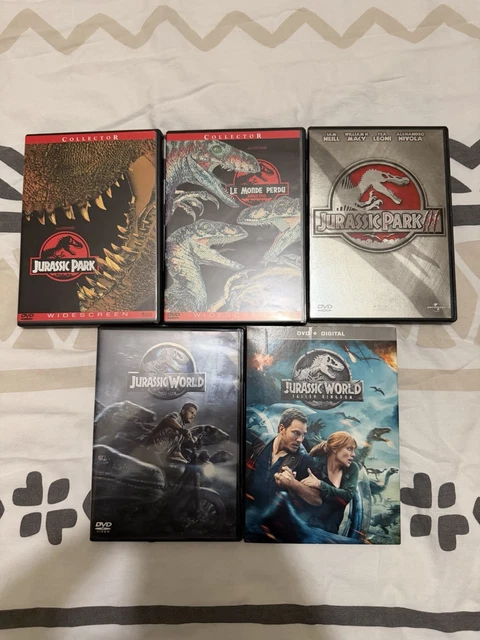 FILM DVD SAGA Jurassic Park + Jurassic World EUR 20,00 - PicClick FR