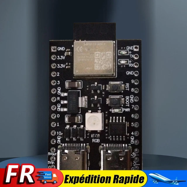 CARTE DE DÉVELOPPEMENT ESP32/ ESP32-S3/ESP32-C3 double type-c (ESP32-C3 ...