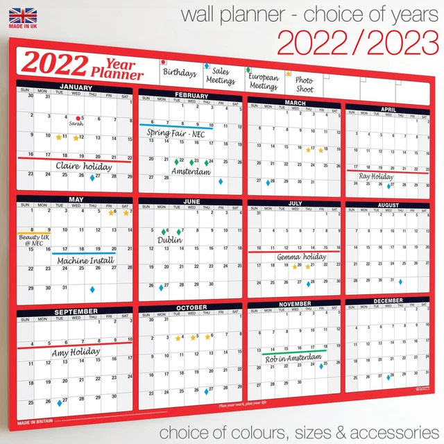 2024 CALENDAR PLANNER Wall Art 2023-2024 Turn The Page Countdown ...