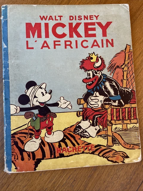 ANCIENNE BD WALT disney - Mickey l’africain 1939 ( Hachette ) N.18 EUR ...