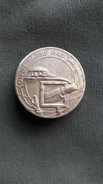 INSIGNE LIGNE MAGINOT Officier grand modele ww2 .type inverse ...