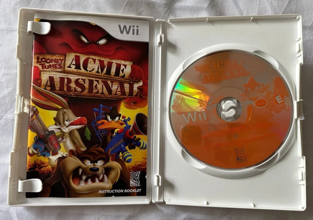 LOONEY TUNES ACME Arsenal Nintendo Wii 2007 Gossamer Taz Bugs Bunny ...