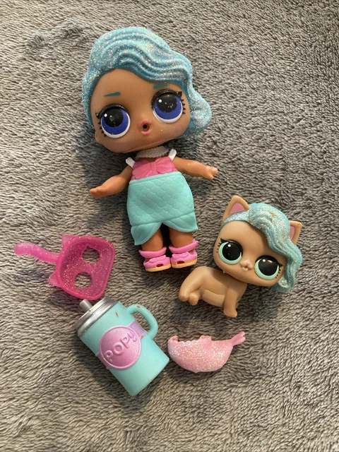 LOL DOLL BUNDLE Splash Queen Glitter Family Big Sister Doll & Pet #b £5 ...