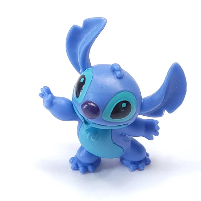 DISNEY STITCH WAVING arm stretched Stitch PVC Figure Cake Topper 2" £3. ...