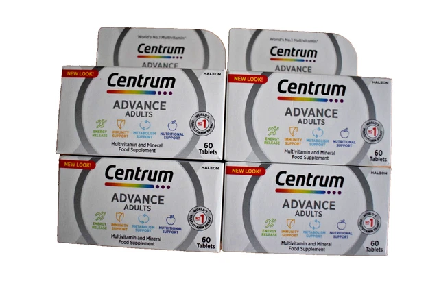 CENTRUM ADVANCE MULTIVITAMIN Tablets for Men and Women 4 X 60= 240 ...