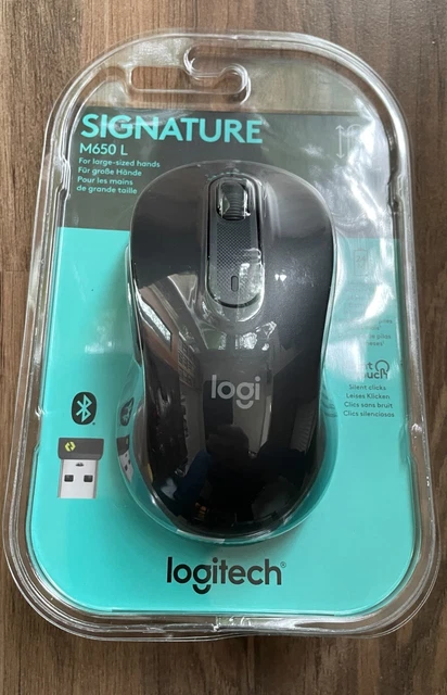 LOGITECH SIGNATURE M650 L Wireless Mouse . Brand New, sealed packaging ...