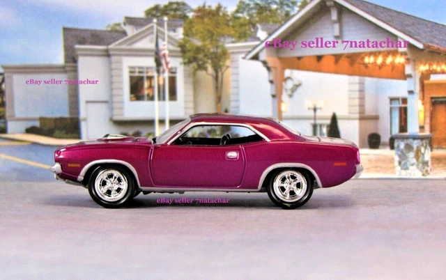 1970 70 ROUES Plymouth Cuda Barracuda Hot Mag MOPAR modèle échelle 1/64 ...