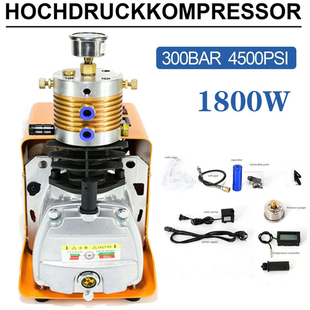 300BAR 220V HIGH Pressure Air Pump PCP Air Compressor for Airgun Rifle ...