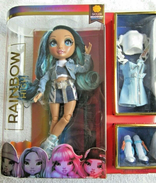 RAINBOW HIGH ~ Skyler Bradshaw ~ Blue ~ With 2 Outfits - New for 2020 ...