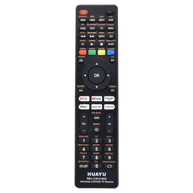 TÉlÉcommande Tv Pansonique Samsung Hyundai Tcl Huayu Rm L1130 X Max