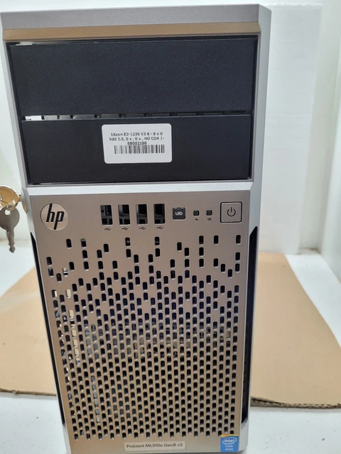 HP PROLIANT ML310E G8 v2 Workstation E3-1230 V3 @3.1GHz 8GB P420 ...