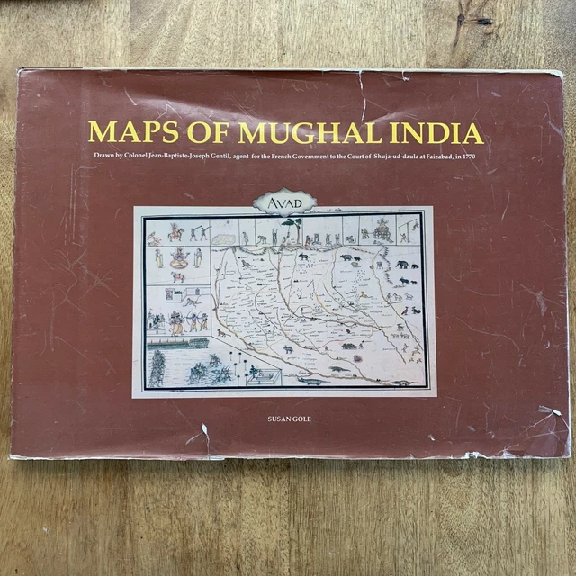 MAPS OF MUGHAL India by Susan Gale 1988 Large Format Hardback £30.00 ...