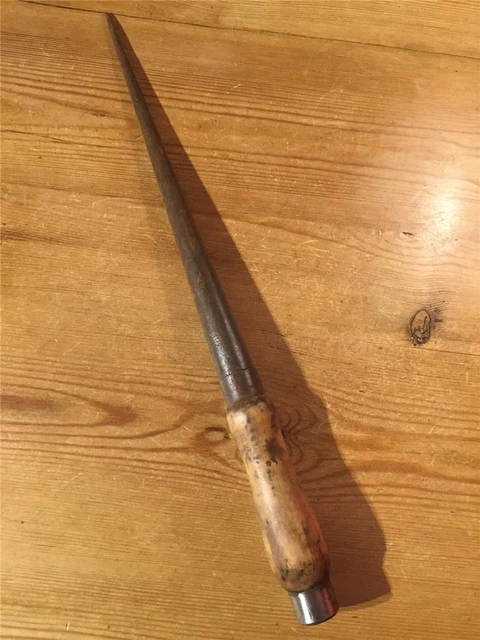 ANTIQUE WW2 1943 Military Use Marlin Spike Rope Splicing Tool 19" Long ...