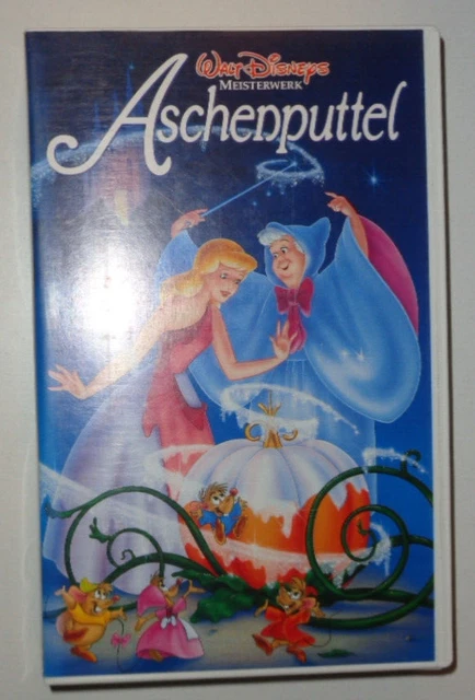 WALT DISNEY VHS ~~ ASCHENPUTTEL ~~ mit HOLOGRAMM und Booklet EUR 4,99 ...