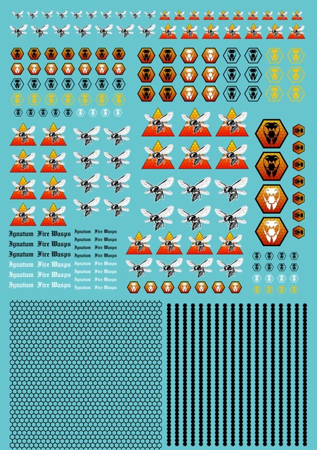 WARHAMMER 40K ADEPTUS Titanicus Legio Ignatum Fire Wasps Titans ...