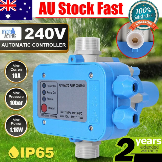 AUTOMATIC WATER PUMP Pressure Controller Auto Control Unit Electronic ...