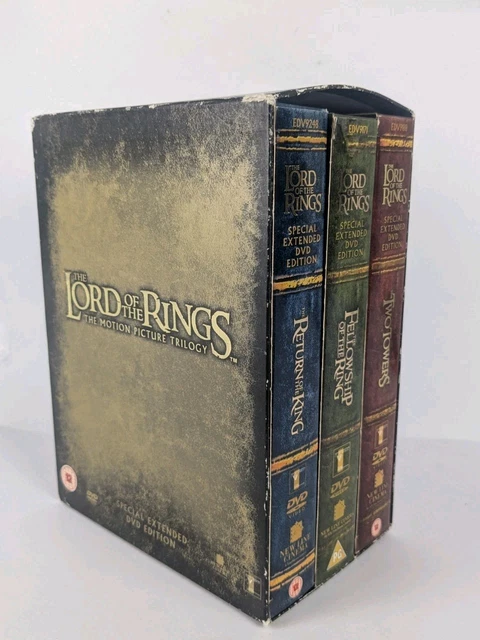 THE LORD OF THE RINGS Trilogy - EXTENDED Edition - Box Set - (DVD, 2005 ...