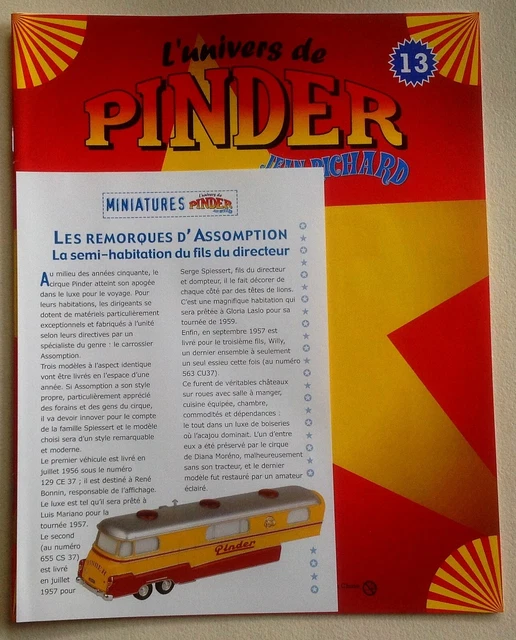 FASCICULE N° 13 Pinder Remorque d'Assomption fils du directeur EUR 2,90 ...