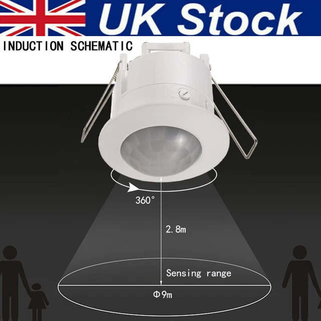 360 DEGREE RECESSED PIR Ceiling Occupancy Motion Sensor Detector Light ... 360 DEGREE RECESSED PIR Ceiling Occupancy Motion Sensor Detector Light ...