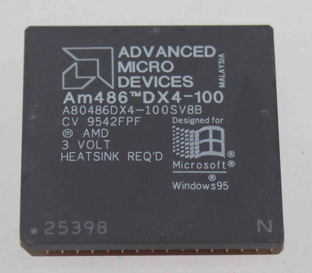 CPU 486DX4/100, AMD/INTEL, Topzustand, absoluter Klassiker, Raritaet ...