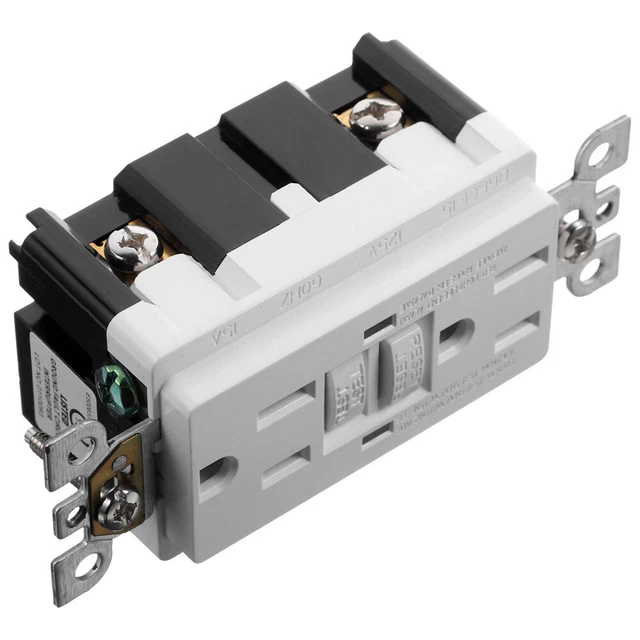 GROUND FAULT RECEPTACLE Electric Outlets Socket American Style £17.78 ...