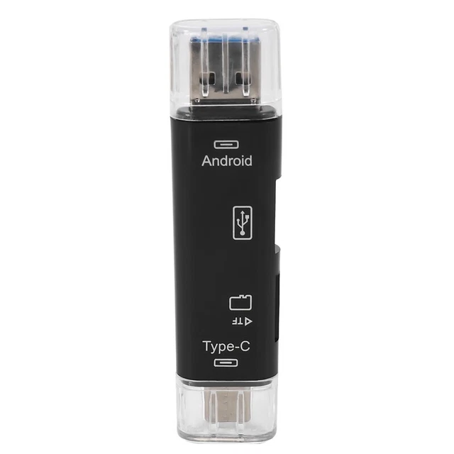 5-IN-1 MULTIFUNCTIONAL OTG Card Reader Micro- / Card / USB Reader ...