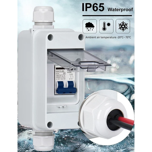 BO?TE DE D CONNECTEUR photovolta?que de haute qualit DC1000V 60A d connect EUR 38,82 - PicClick FR