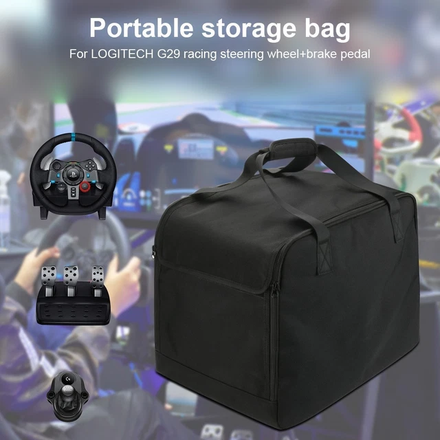 FÜR LOGITECH G29 Racing Wheel Schwarz Nylon Abdeckung 42,00cm 32,00cm ...