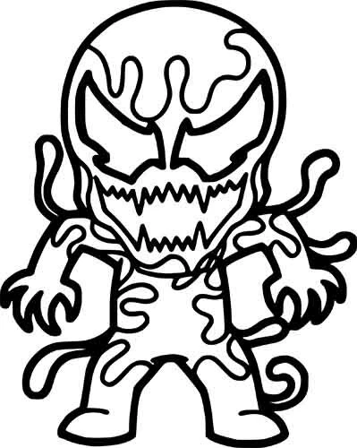 CHIBI VENOM MARVEL Wall Car Truck Window Vinyl Sticker Decal $6.89 ...
