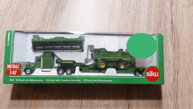 SIKU 1851 US Truck mit Mähdrescher 1:87 in OVP EUR 45,00 - PicClick DE