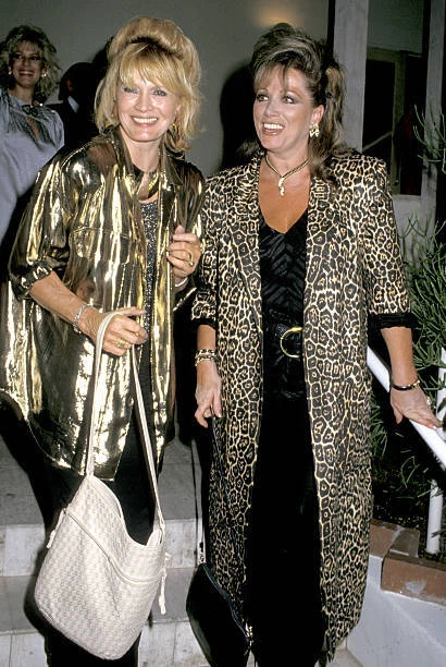 ANGIE DICKINSON & Jackie Collins at Angie Dickinson & Jackie - 1987 Old ...