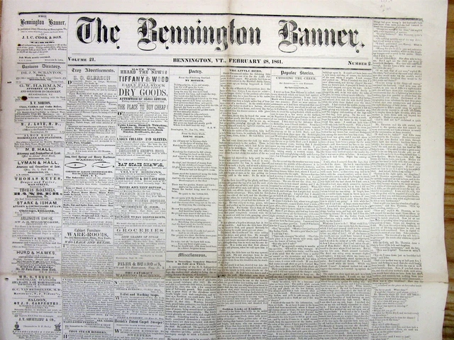 1861 NEWSPAPER PRESIDENT-ELECT ABRAHAM LINCOLN MURDER PLOT Baltimore ...