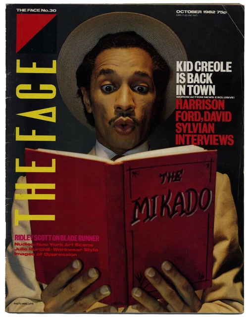 THE FACE MAGAZINE No 30 October1982 Ridley Scott Harrison Ford David ...
