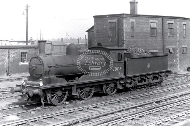 PHOTO BR British Railways Steam Locomotive Class J21 65035 Heaton Shed ...