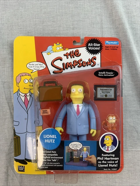 PLAYMATES THE SIMPSON’S Lionel HUTZ World Of Springfield Figure Phil ...