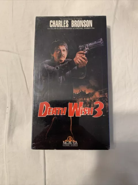 DEATH WISH 3 VHS Movie Charles Bronson Michael Winner MGM Paul Kersey-1985 £9.25 - PicClick UK