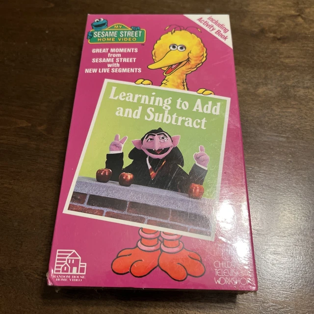 SESAME STREET HOME Video Learning To Add And Subtract (1987) VHS Sealed ...