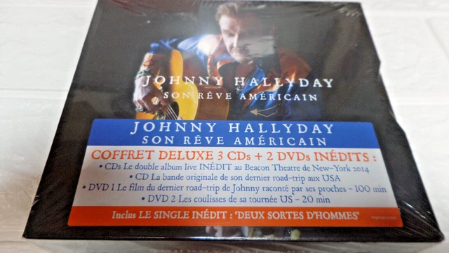 CD JOHNNY HALLYDAY SON RÊVE AMERICAIN COFFRET DIGIPACK 3 CD + 2 DVD ...
