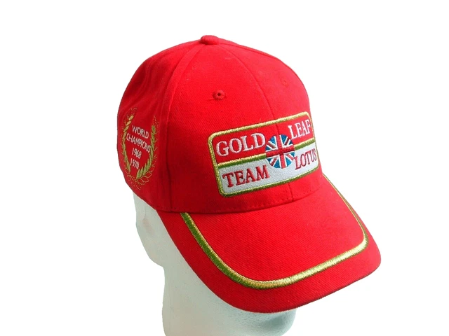 VINTAGE ORIGINAL COLLECTORS Baseball Cap 1968-70 Gold Leaf Team Lotus ...